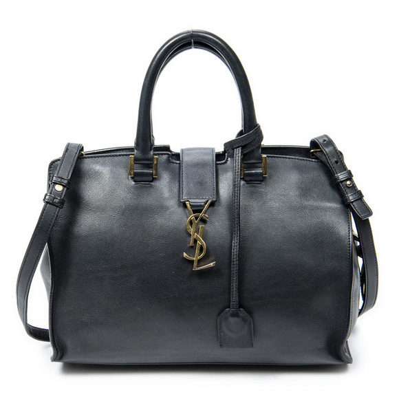 Saint Laurent | Bags | Yves Saint Laurent Small Monogram Cabas Tote ...